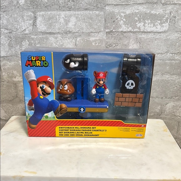 Nintendo | Toys | Super Mario Switchback Hill Diorama Set | Poshmark